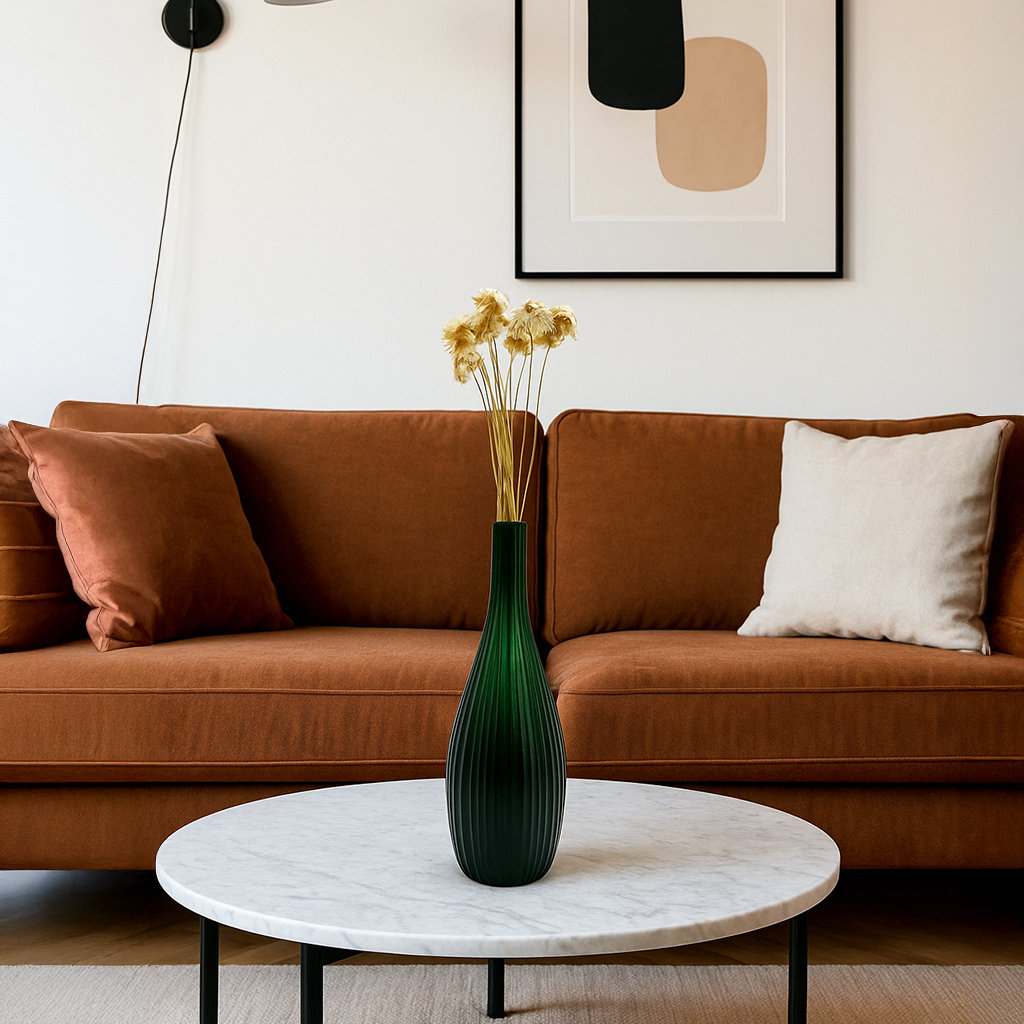 Bergamo Art Bundle of 4 - Dried Preserved Ruby Daisy Flower in 21" in ...