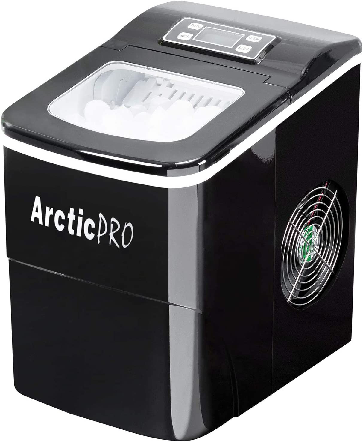 Arctic-Pro 26 Lb. lb. Daily Production Bullet Ice Portable Ice Maker ...