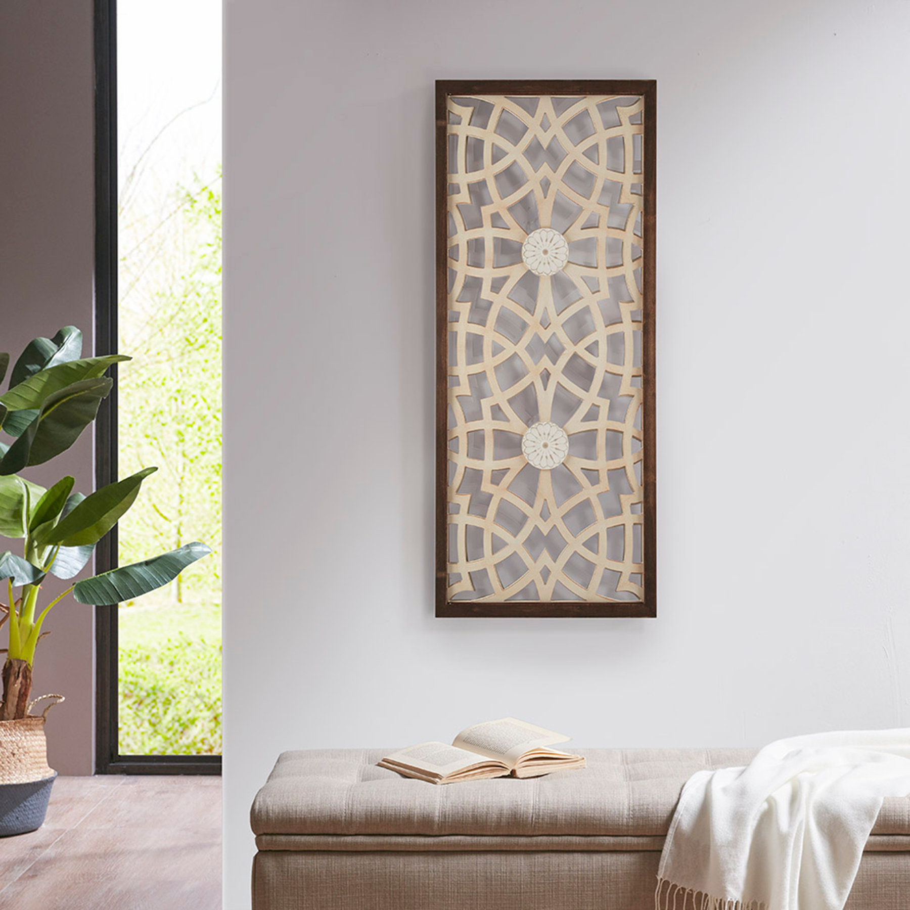 Astoria Grand Two-tone Geometric Wall Decor - Wayfair Canada