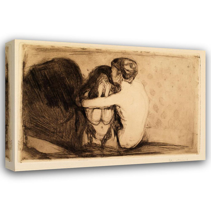 Lark Manor™ "Consolation" by Edvard Munch - Gallery Wrap Canvas Wall ...