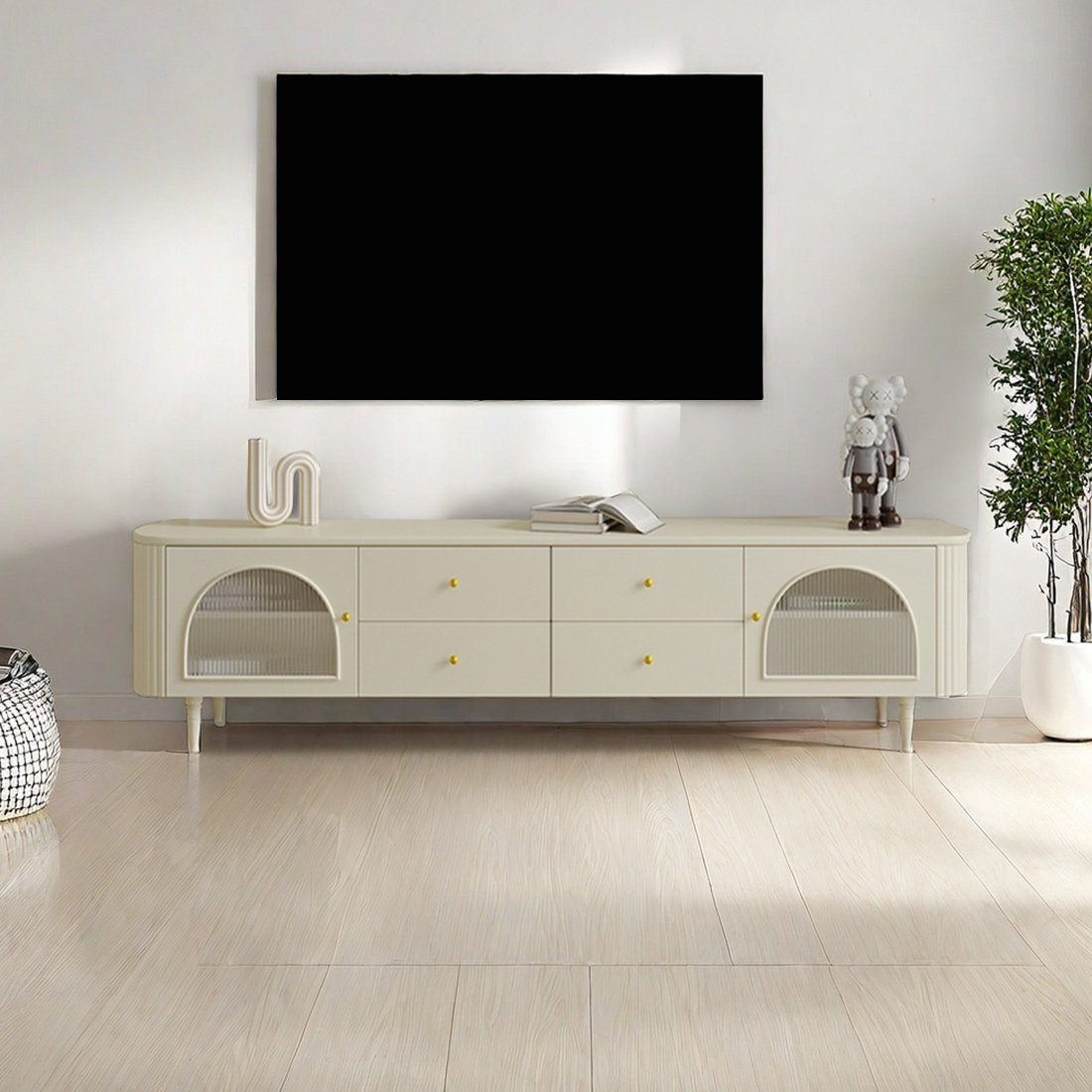 LIZIYE Modern French Style Wood TV Stand - Wayfair Canada