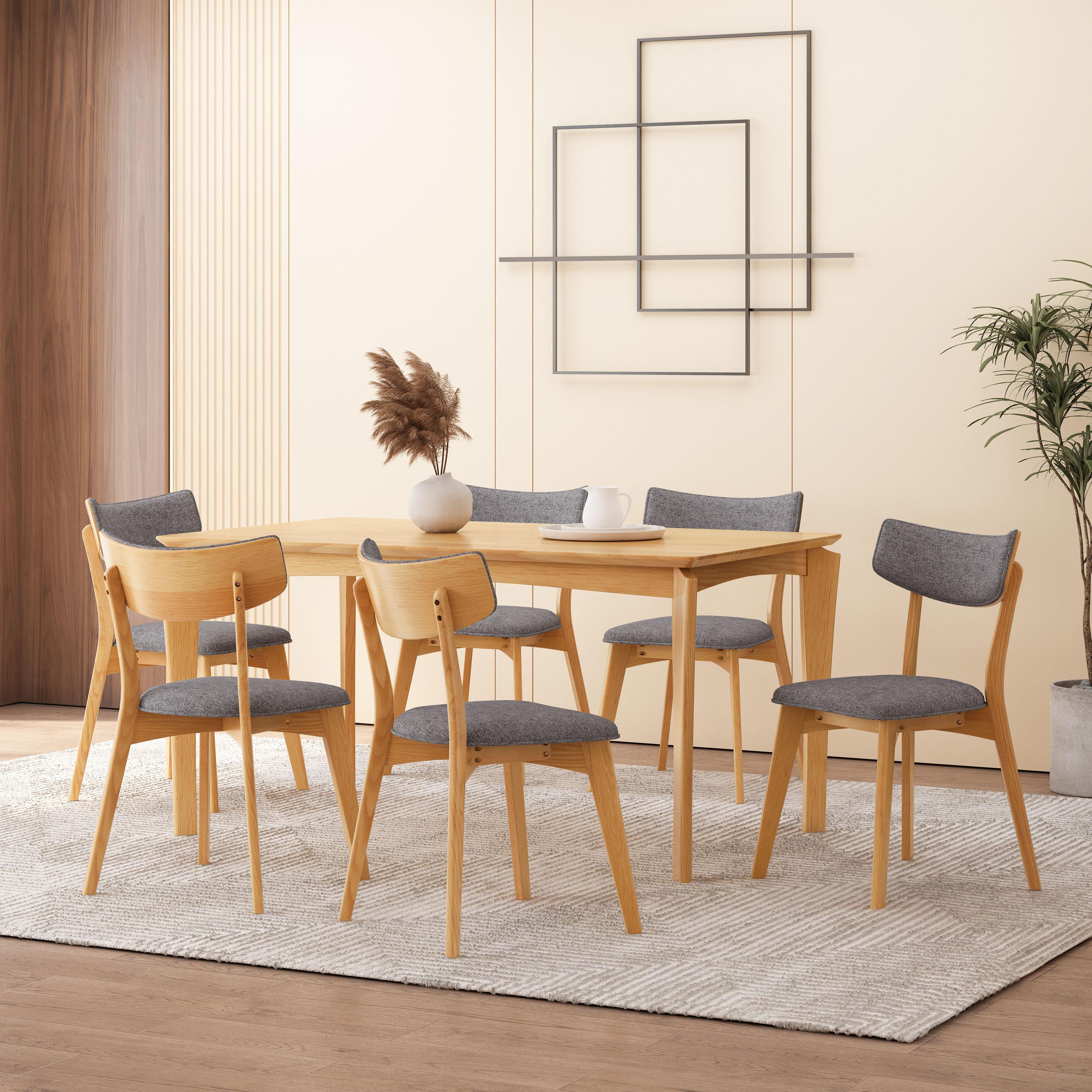 George Oliver Jenan 7 - Piece Dining Set | Wayfair