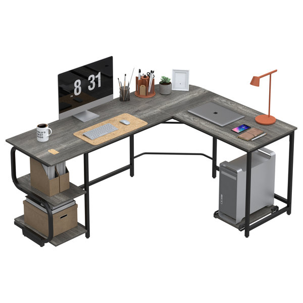 Trent Austin Design® L-Shaped Metal Base Desks & Reviews | Wayfair