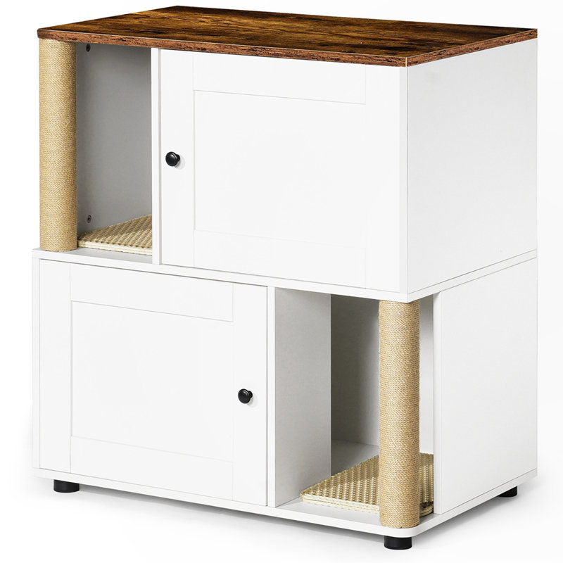 Latitude Run® Cat Litter Cabinet with Shelve | Wayfair