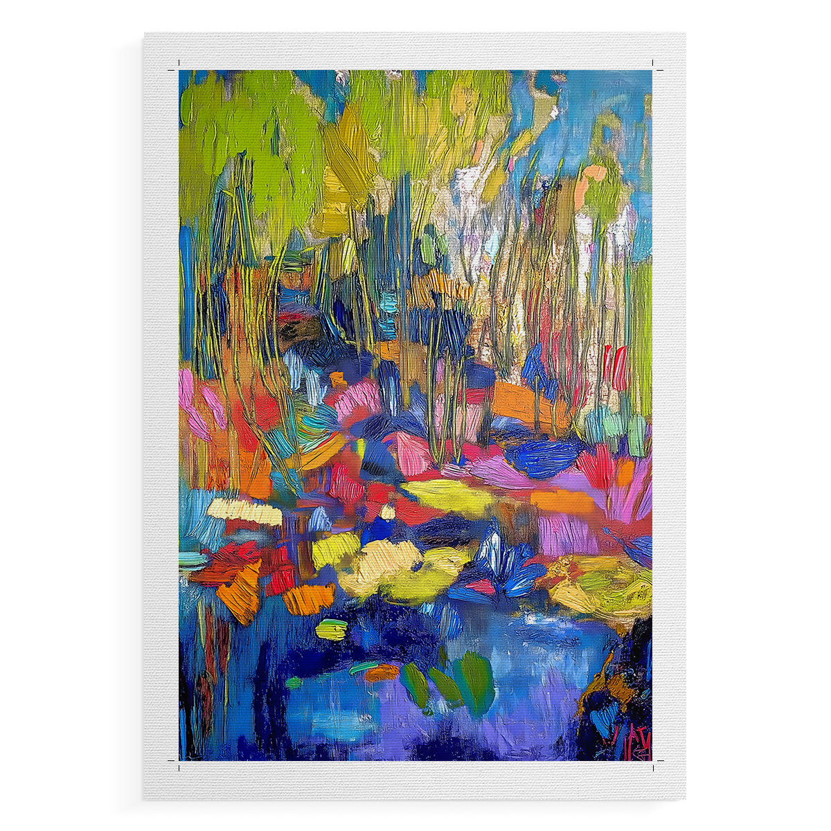 Red Barrel Studio® FLORAL Series DCIII -Canvas Print Only - NOT FRAMED ...