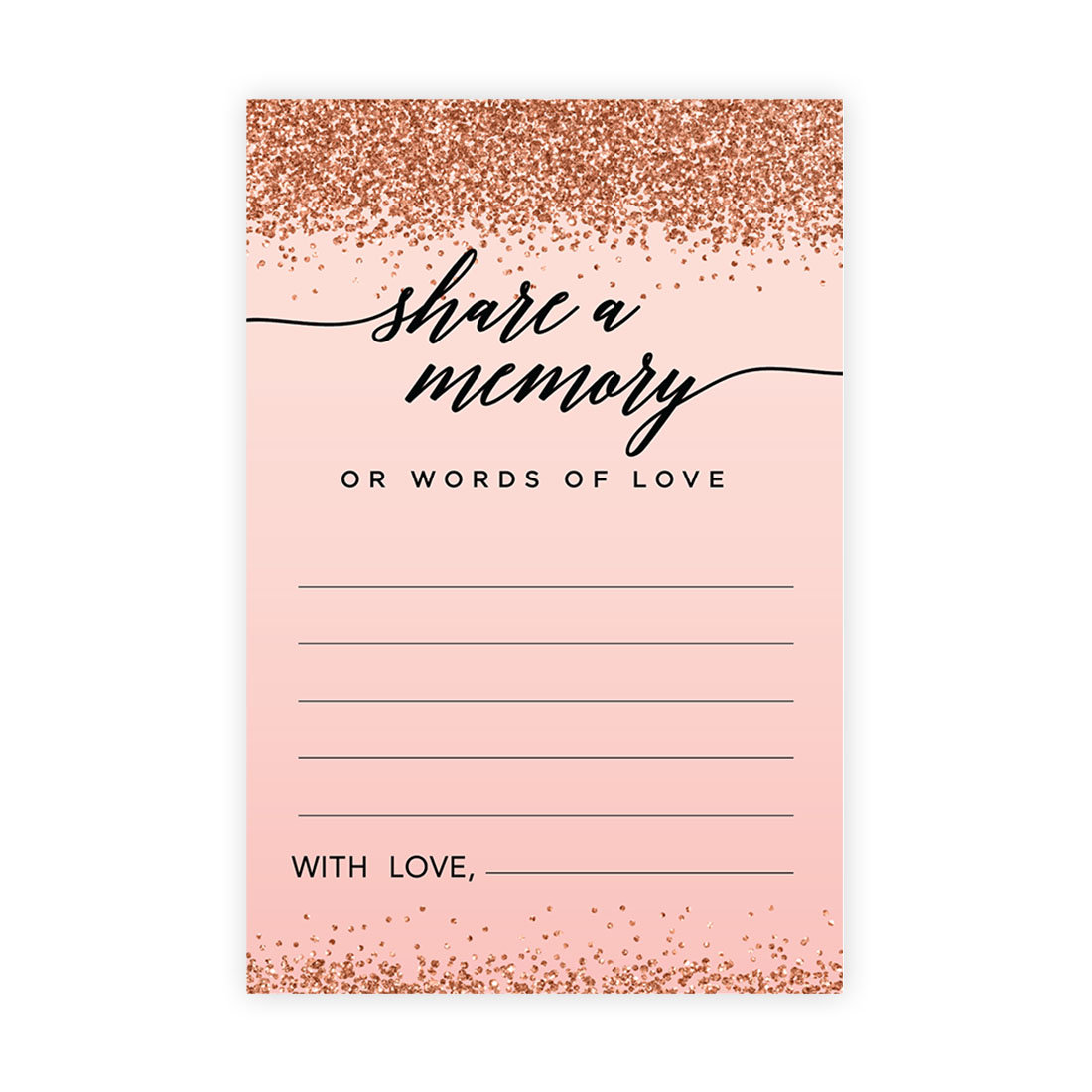 Koyal Wholesale Glitter Share a Memory Cards | Wayfair