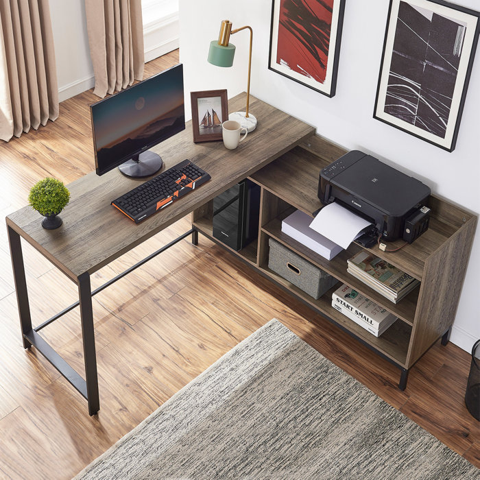 17 Stories Emerystone 59'' Desk & Reviews | Wayfair