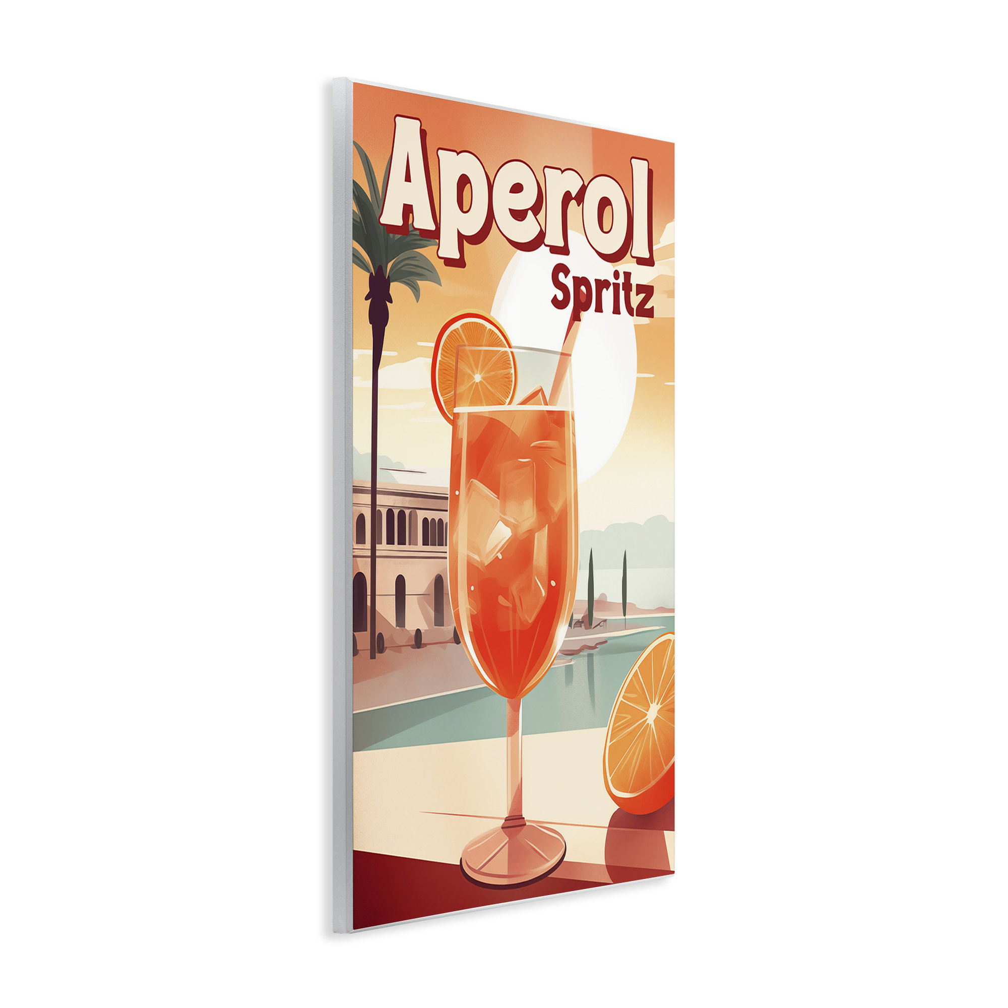 Bay Isle Home™ Bright Tropical Aperol Spritz Wall Plaque, design by ...
