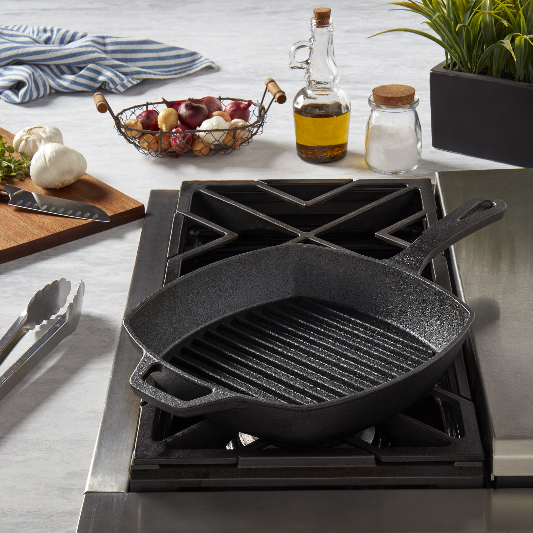 Smith and Clark Smith & Clark - 10.25" Square Grill Pan | Wayfair