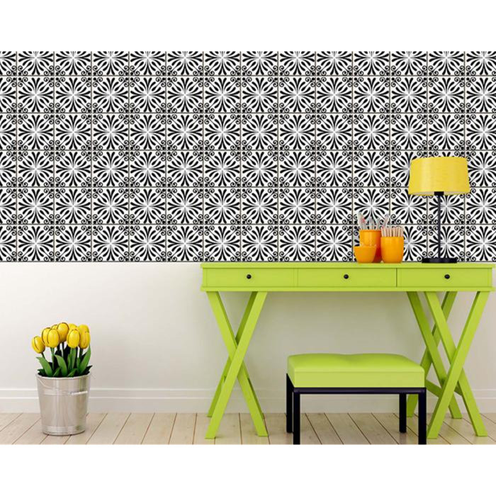 HomeRoots 7" x 7" Vinyl Peel & Stick Field Tile | Wayfair