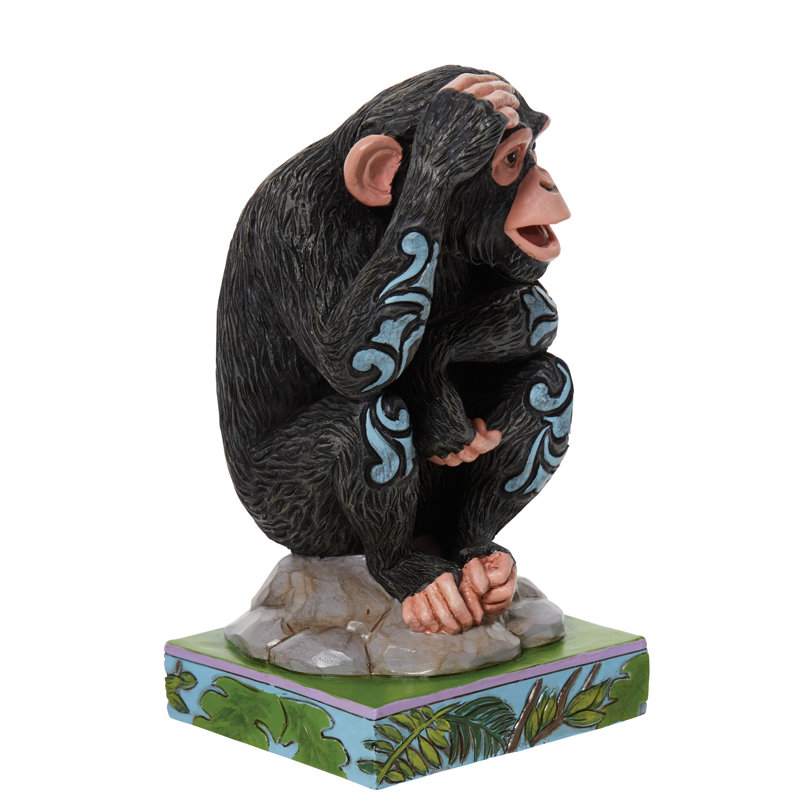 Jim Shore Animal Planet Chimpanzee Figurine | Wayfair