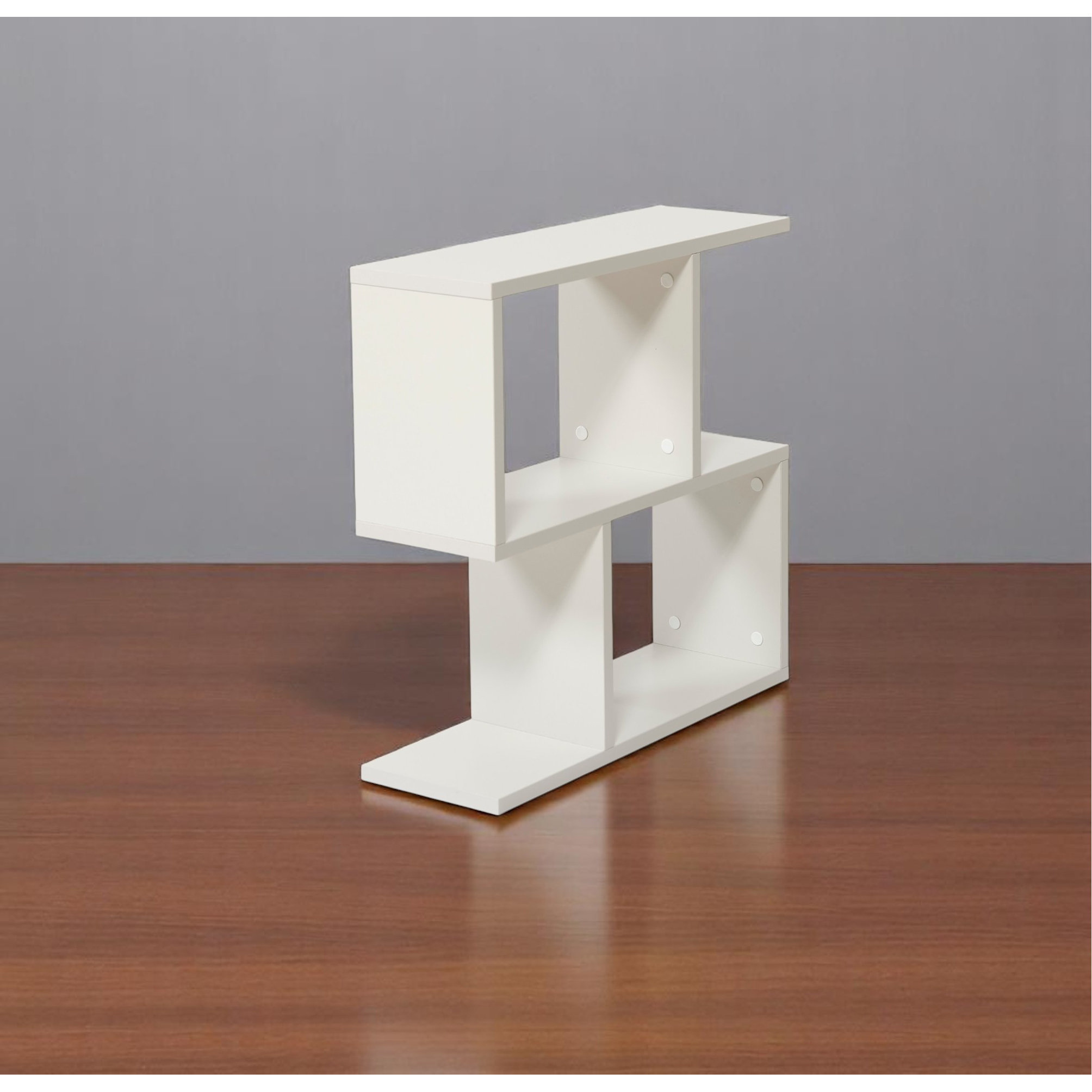 Ebern Designs Rectangle 4 Shelves End Table, Narrow Chairside Table, 23 ...