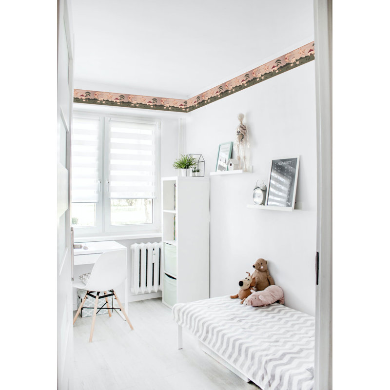 August Grove® Kamarri 15' L x 9.25" W Wallpaper Border | Wayfair