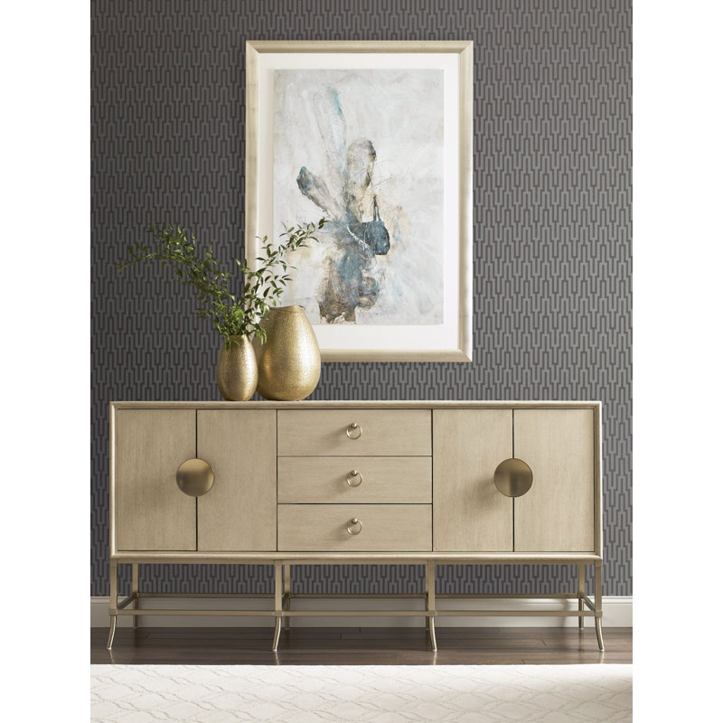 Everly Quinn 76'' Wide 3 Drawer Sideboard | Wayfair