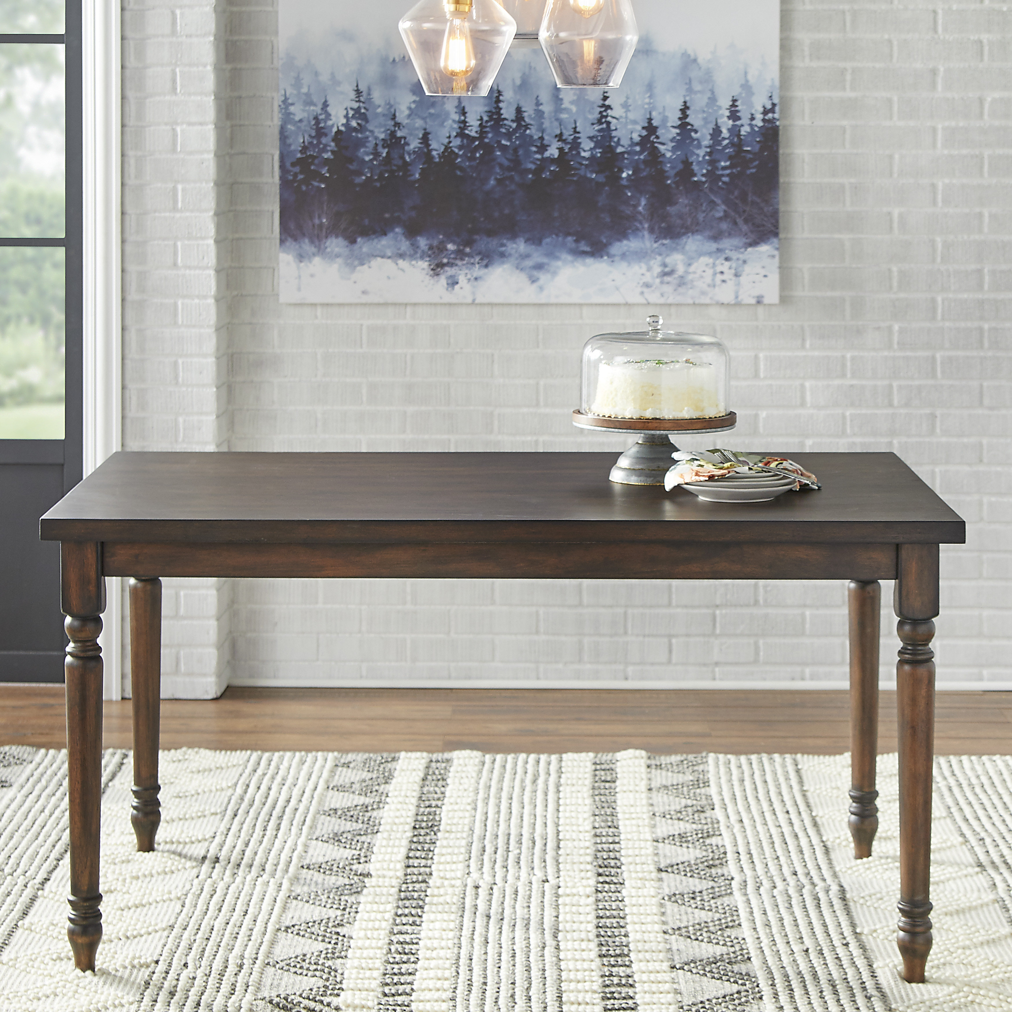Alcott Hill® Solid Wood Base Dining Table & Reviews | Wayfair