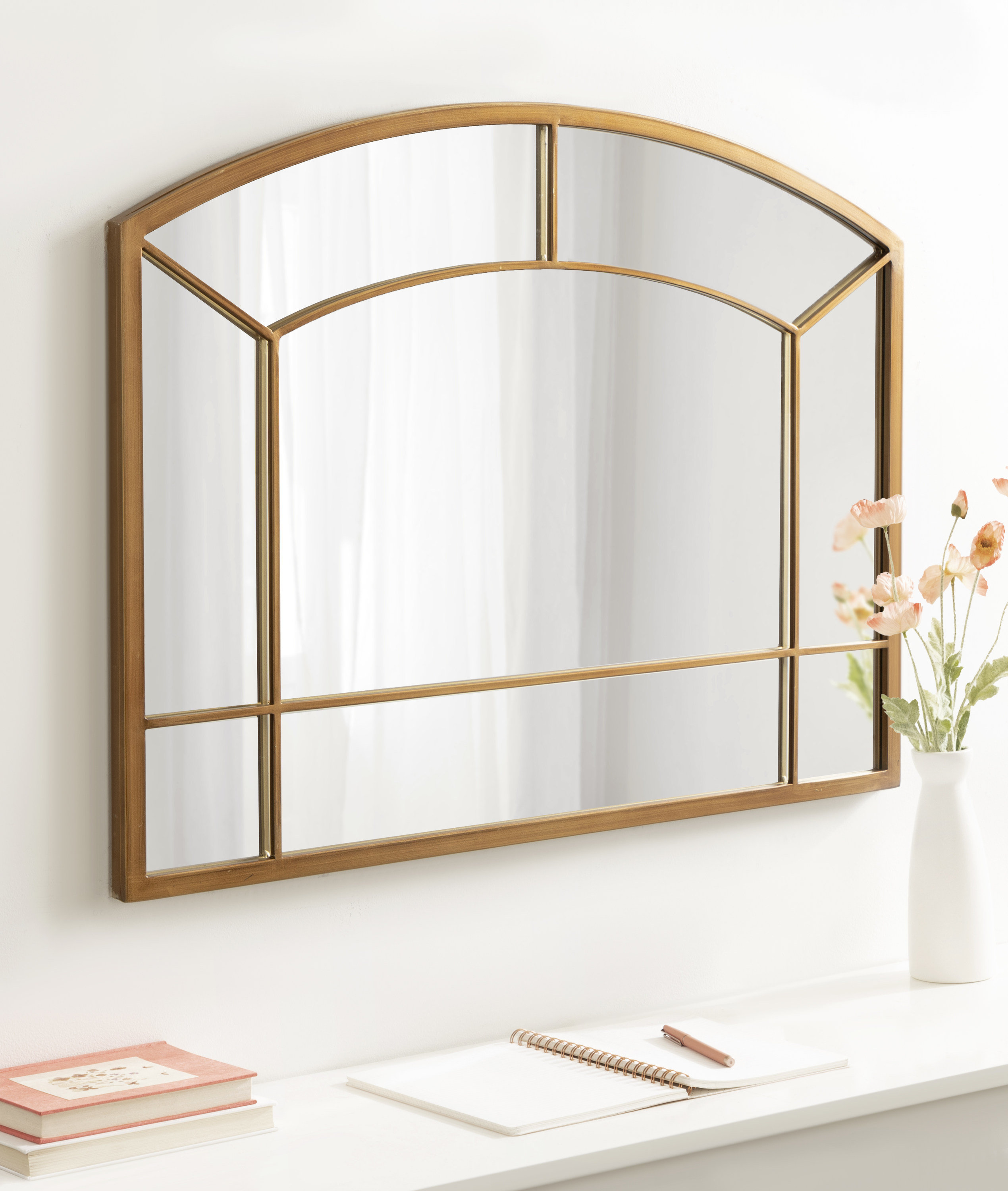 Lark Manor Arched Window Pane Wall Mirror - Wayfair Canada