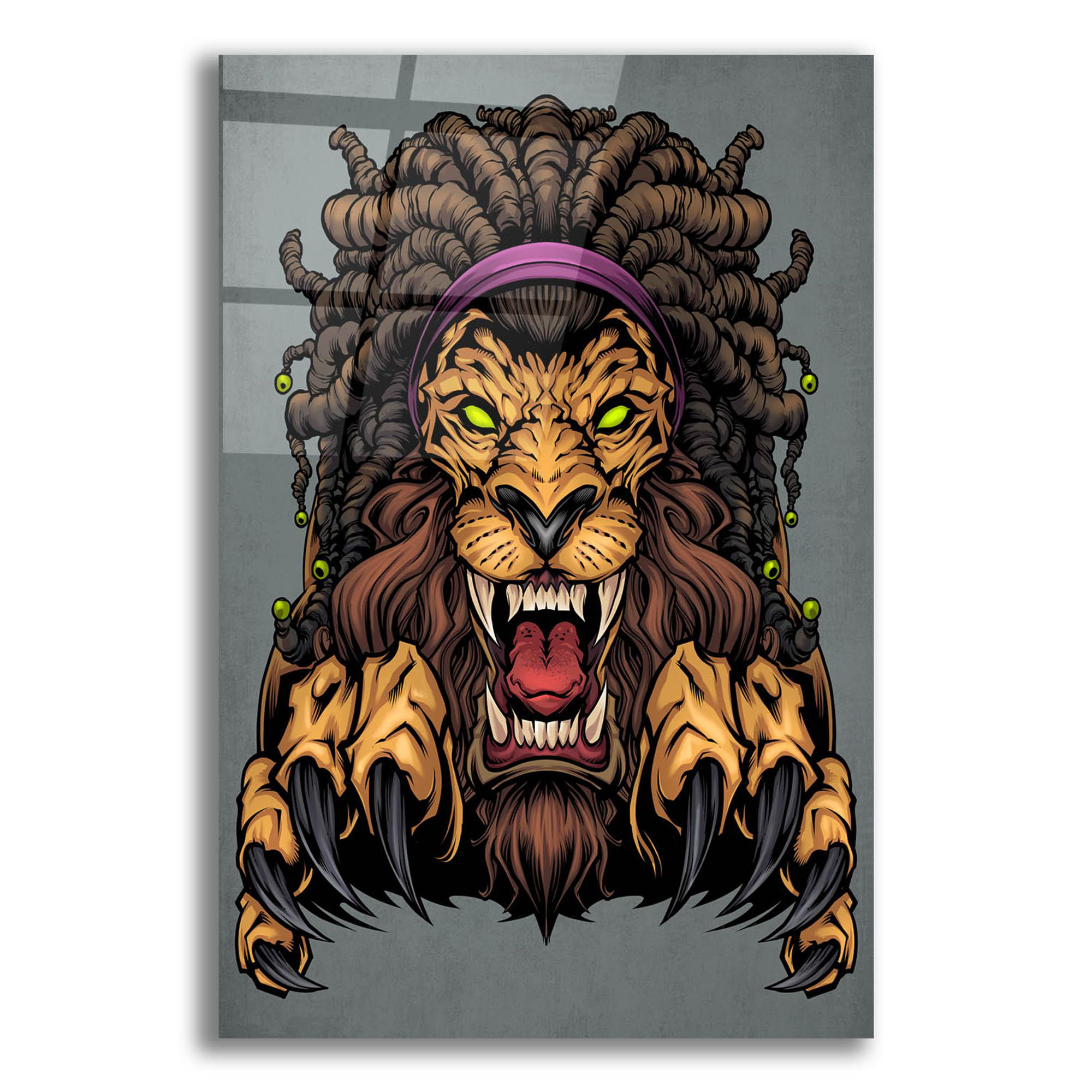 Trinx Red Barrel Studio® 'Lion With Dreadlocks' By Flyland Designs ...