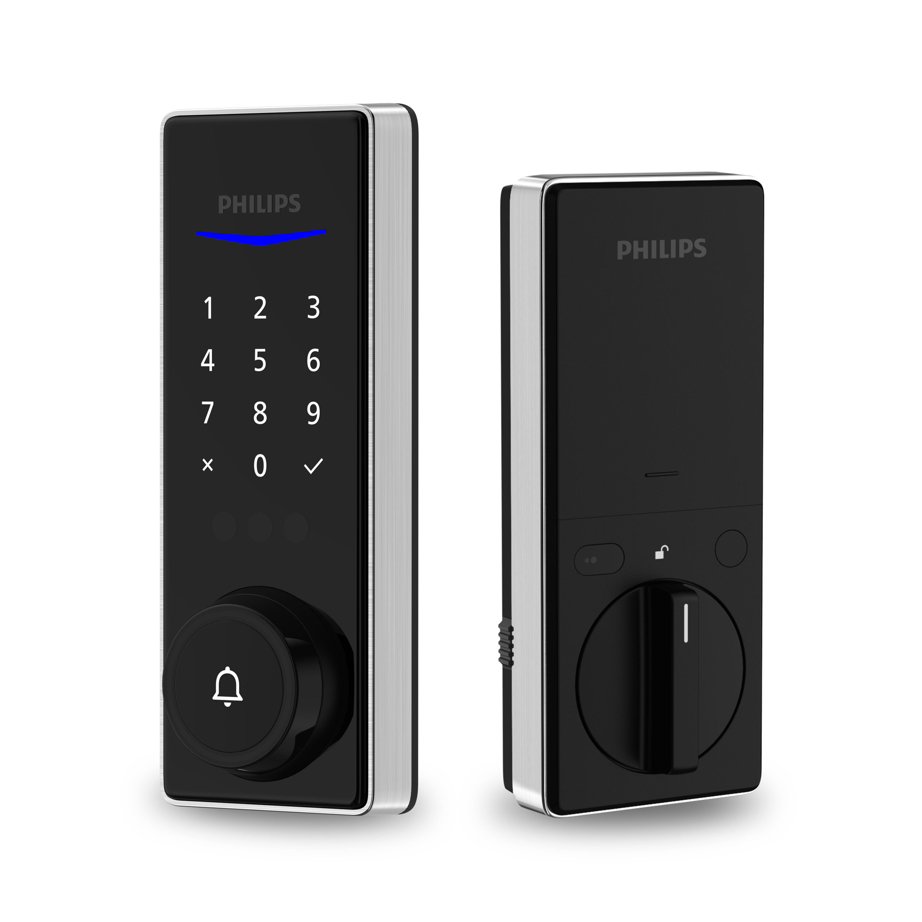 Philips Wi-Fi-Enabled Smart Door Lock Deadbolt with Palm Recognition ...
