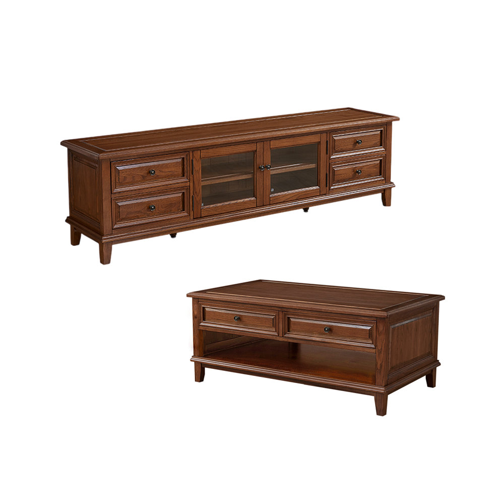 moonlight design Meuble télé et table basse de style américain ...