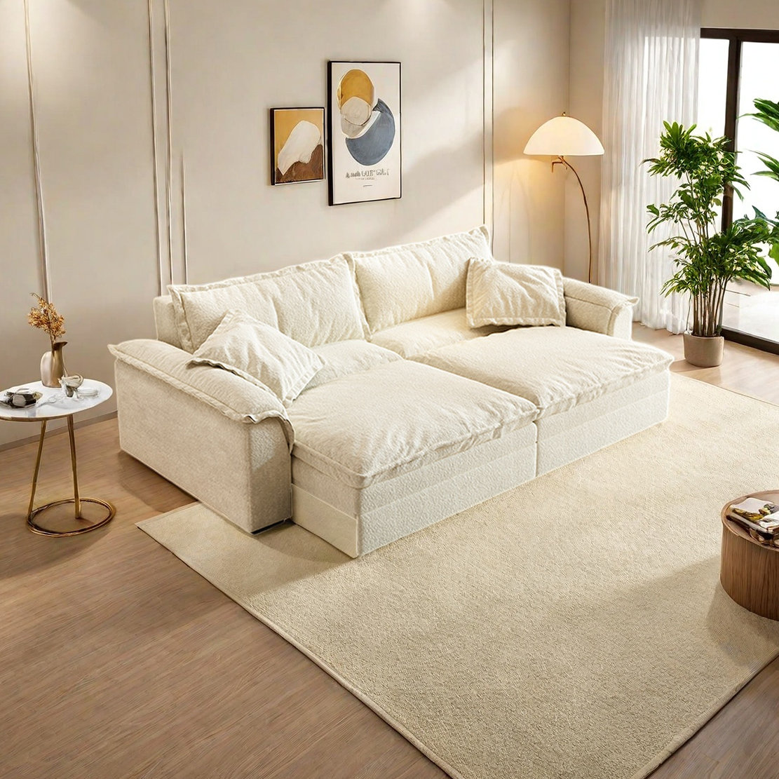 Ebern Designs Intelligent telescopic electric sofa | Wayfair