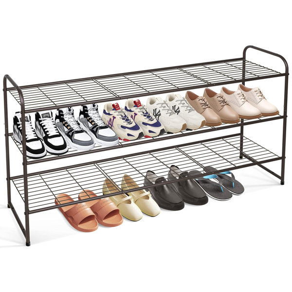 Rebrilliant 24 Pair Shoe Rack | Wayfair