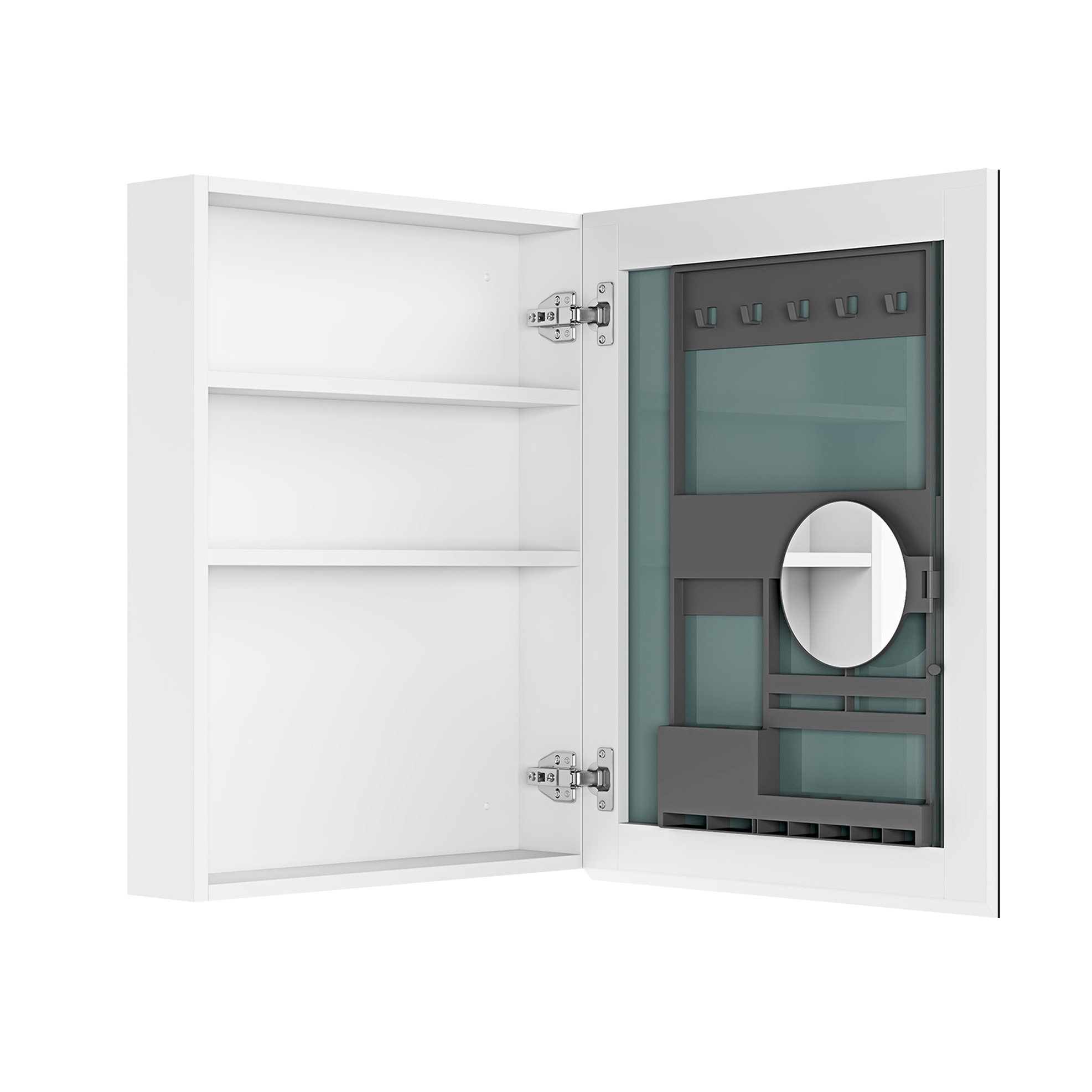 Red Barrel Studio® 20"X26" Bathroom Medicine Cabinet - Beveled Mirror ...