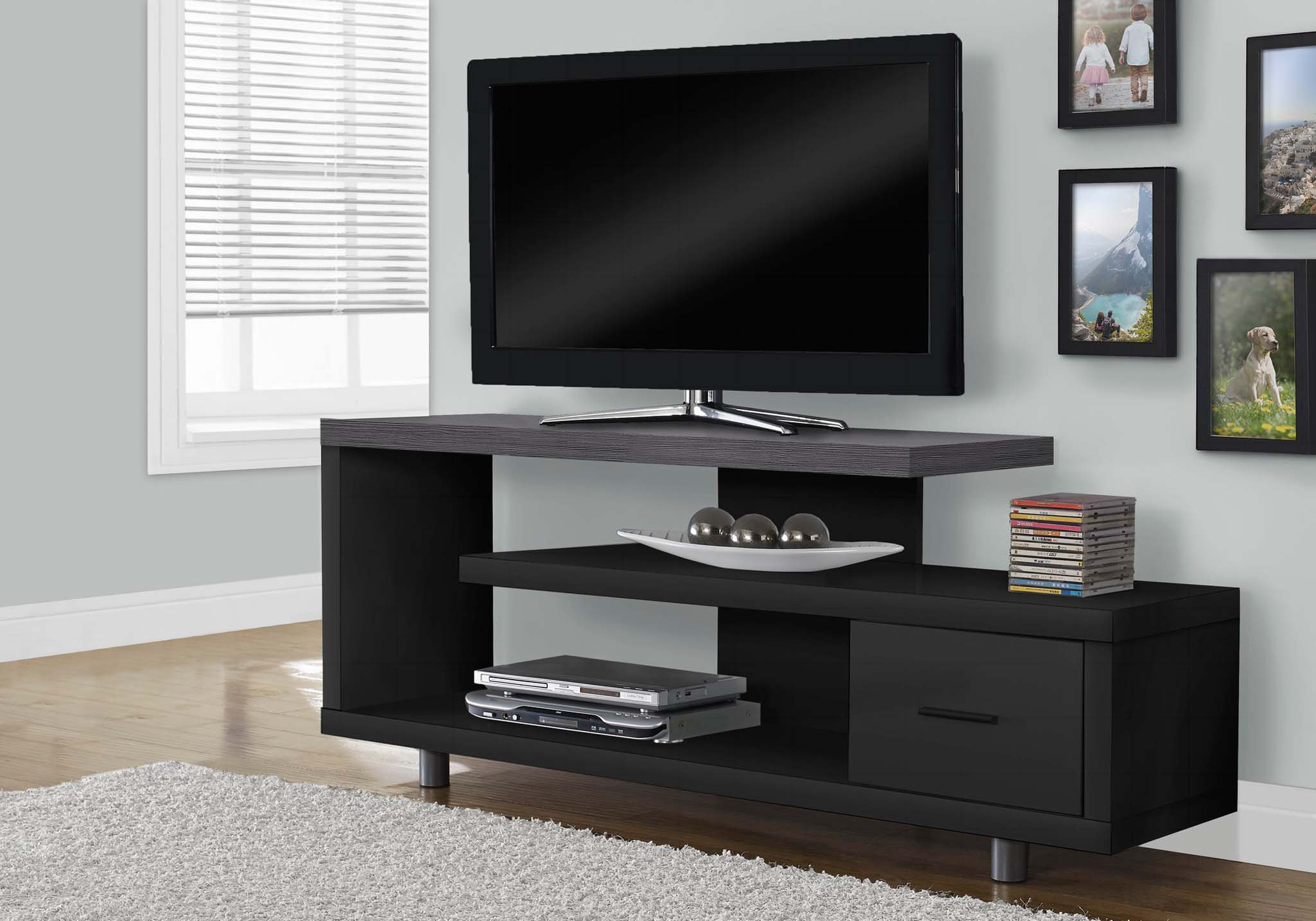 Latitude Run® Tv Stand, 60 Inch, Console, Media Entertainment Center ...