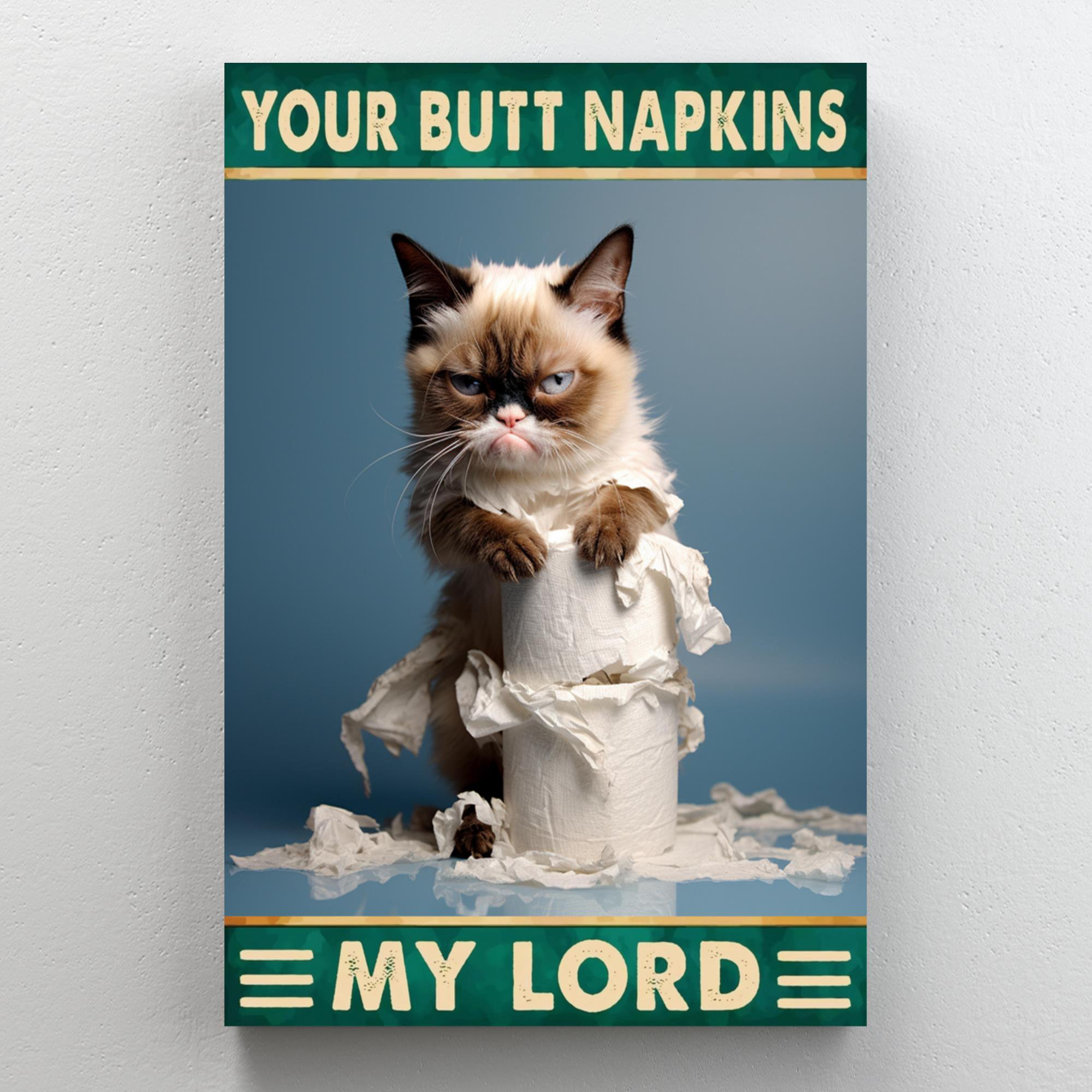 Trinx Grumpy Cat Your Butt Napkins My Lord Rectangle Graphic Art Print ...