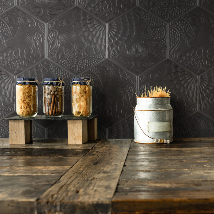 Merola Tile Gaudi Hex 9" x 10" Porcelain Patterned Wall & Floor Tile ...