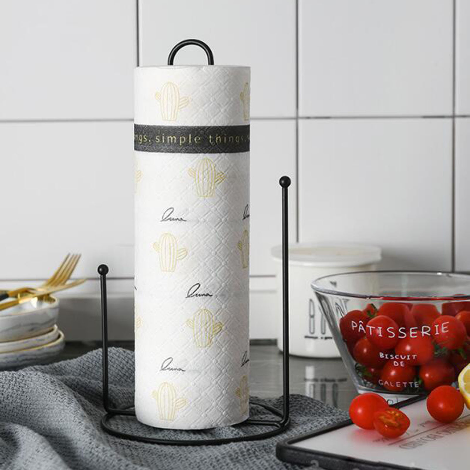 Latitude Run® Roll Paper Rack Stylish Convenient Easy One-handed ...