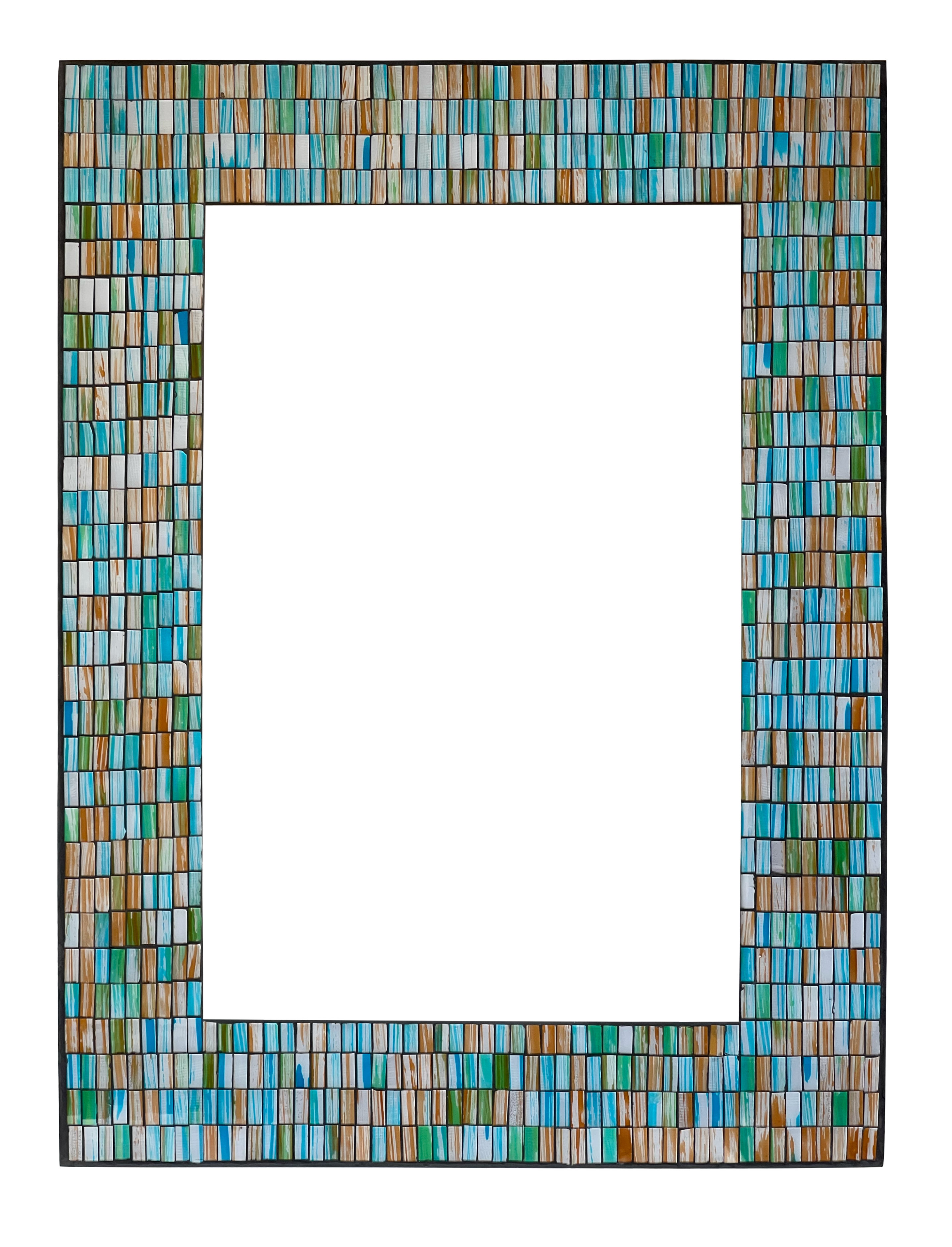 Wrought Studio™ Zorigs Mosaic Mirror, Wall Art Décor – Handcrafted ...