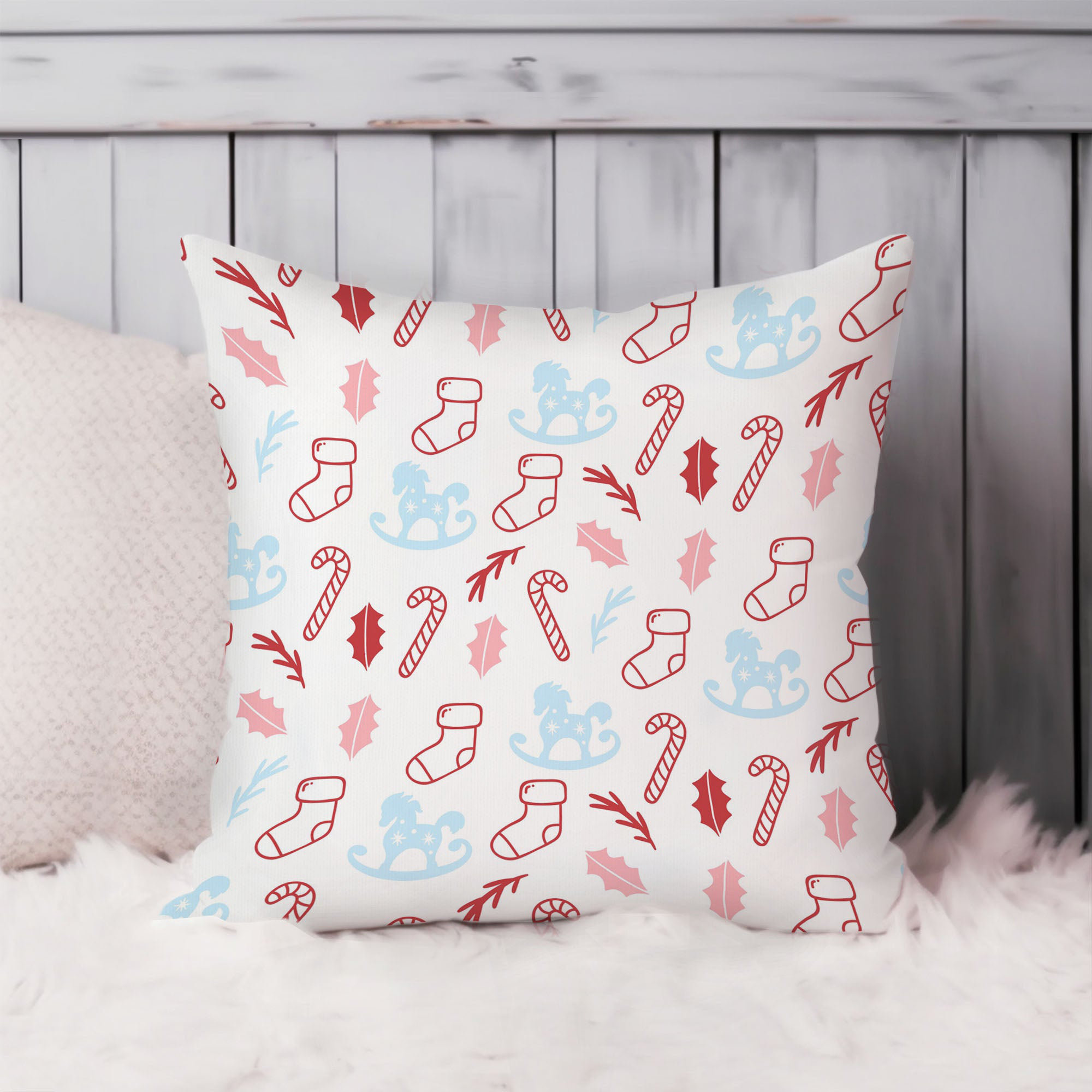 Ethan Taylor Holiday Christmas Candy Cane Pattern II Modern | Wayfair