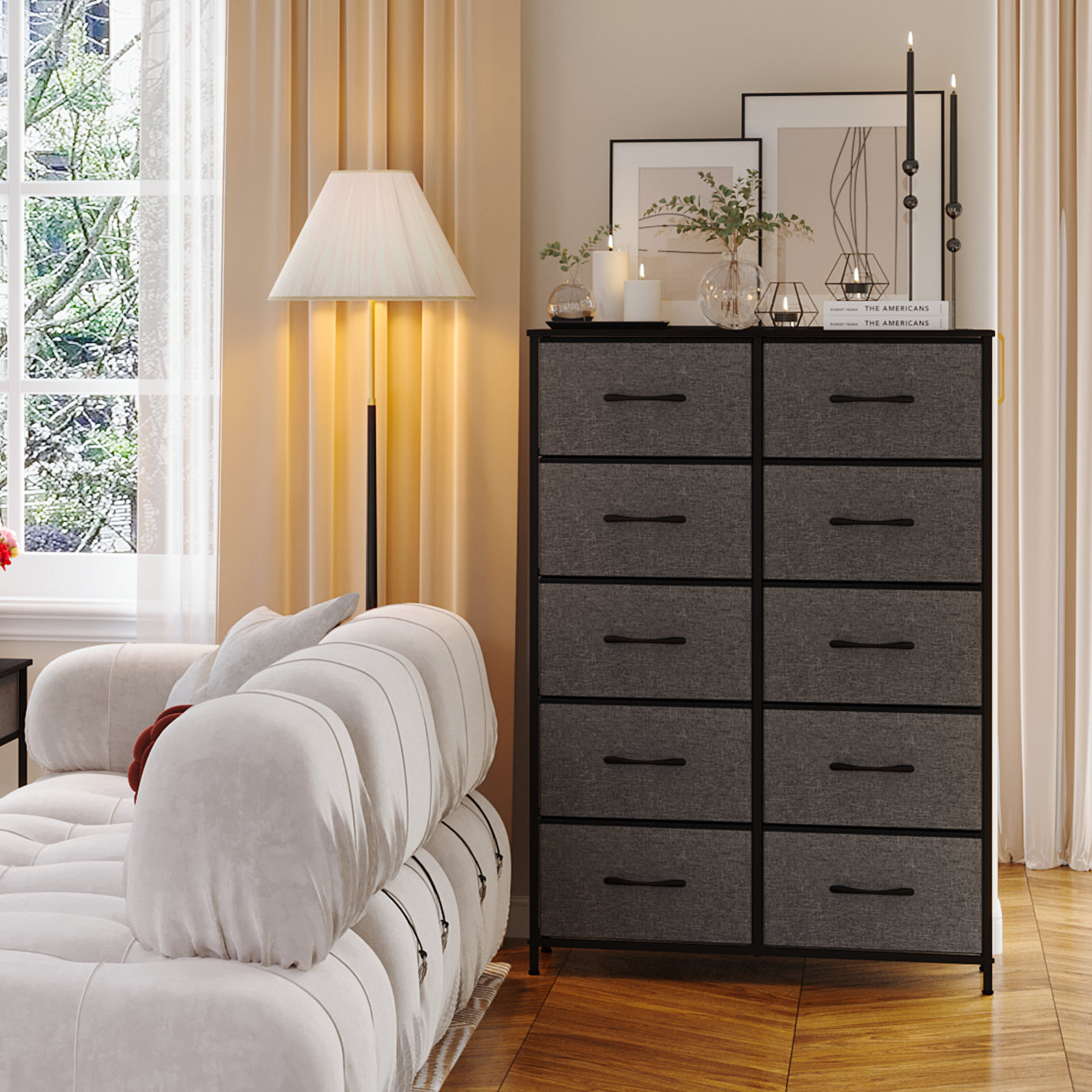 Rebrilliant Minodor 10 Drawer Storage Drawer | Wayfair