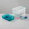 Sterilite Stack and Carry 3 Layer Handle Box, Tray, Small Storage Latch ...
