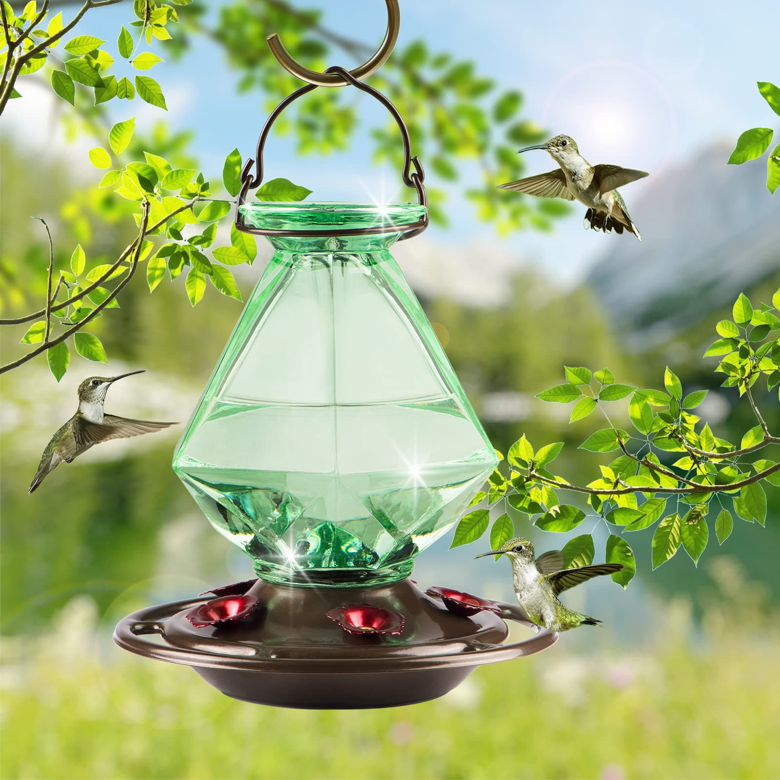 Arlmont & Co. Edell Glass Hanging | Wayfair