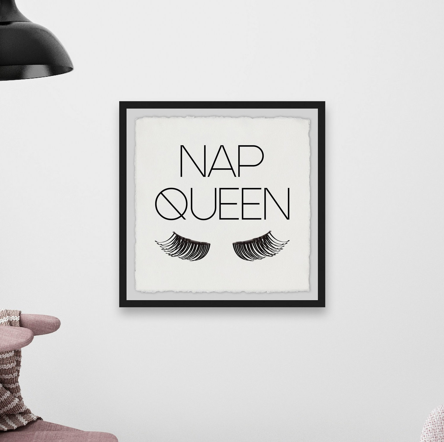 Marmont Hill 'Nap Queen' by Diana Alcala - Textual Art Print on Paper ...