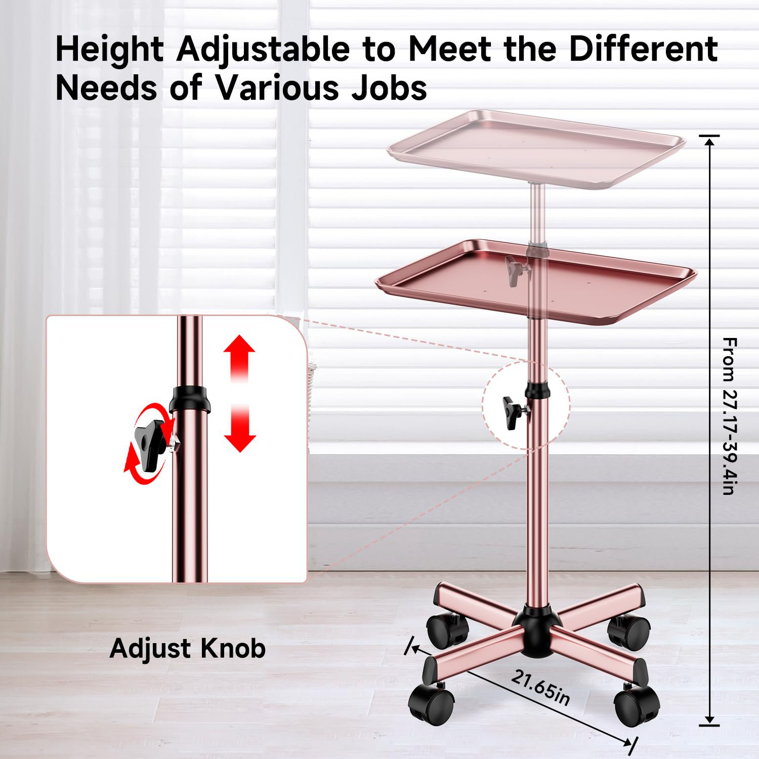 Inbox Zero Salon Tray Cart Rolling Tray Spa Tray,Tattoo Tray Dental ...