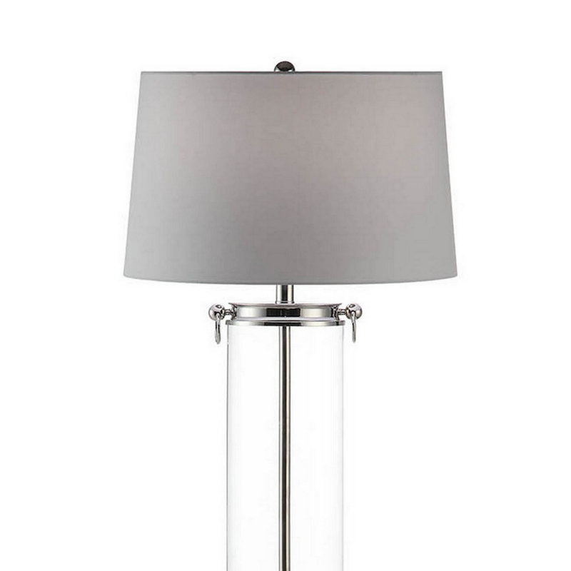 Latitude Run® Daebreon 59.5'' Nickel Traditional Floor Lamp | Wayfair