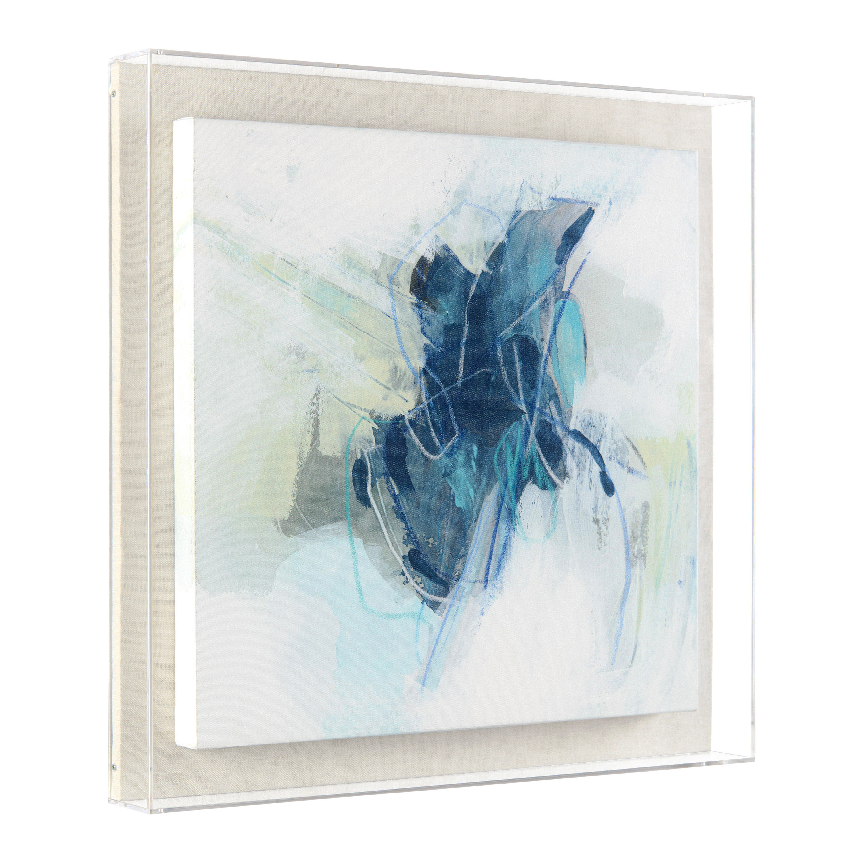 John-Richard Blue Chasm " Blue Chasm III " by Janette Fedric | Wayfair