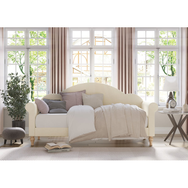 Lark Manor™ Alvon Upholstered Twin Daybed "& Reviews" | Wayfair