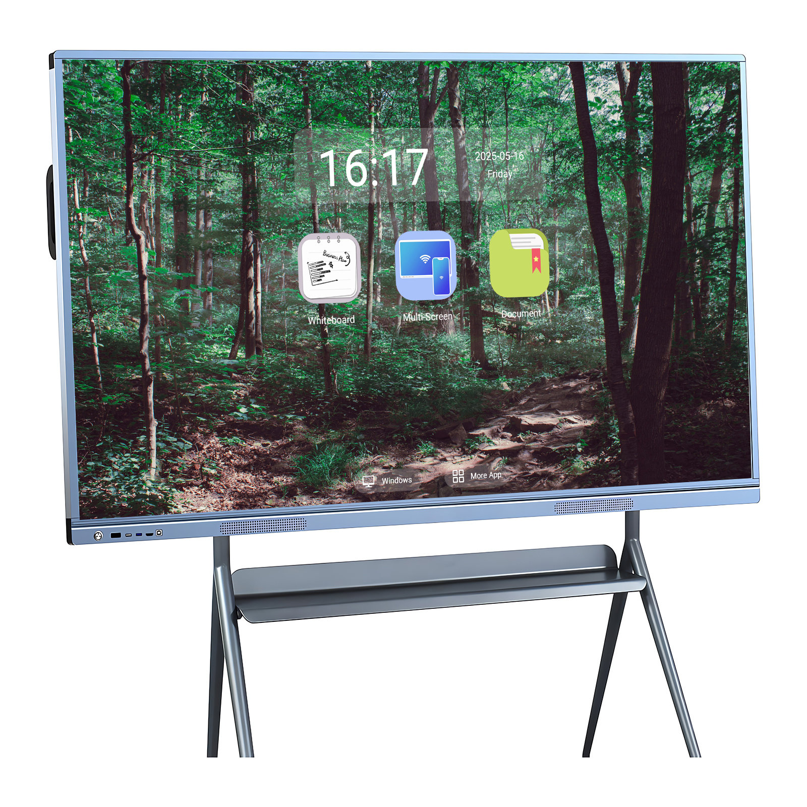 JYXCN 75" Smart Whiteboard Pro Wireless Sharing Interactive Dual System ...