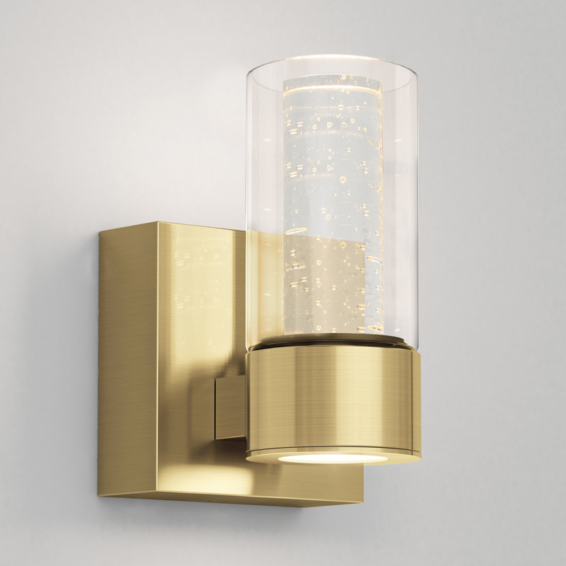 Mercer41 Kareese Metal LED Flush Mounted Wall Sconce & Reviews | Wayfair
