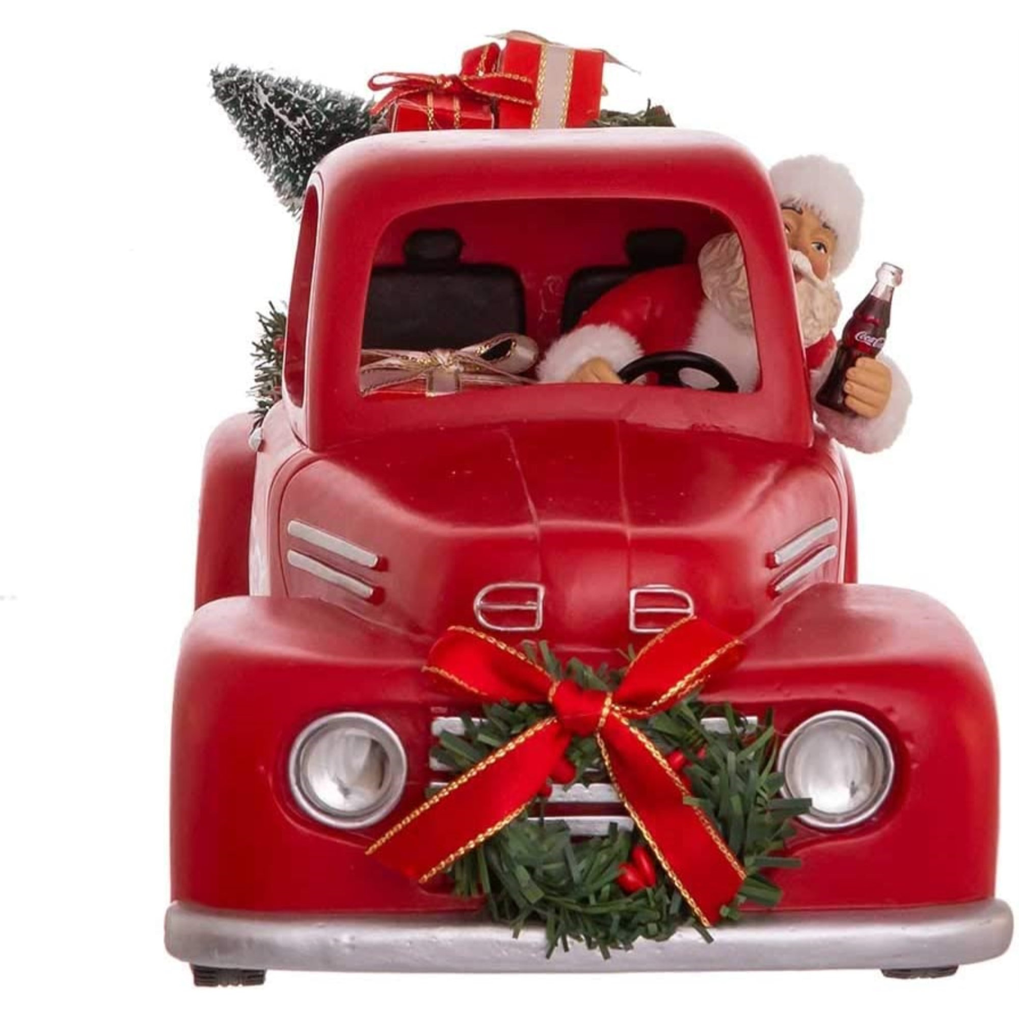 Kurt Adler Coca-Cola Santa in Pickup Truck | Wayfair