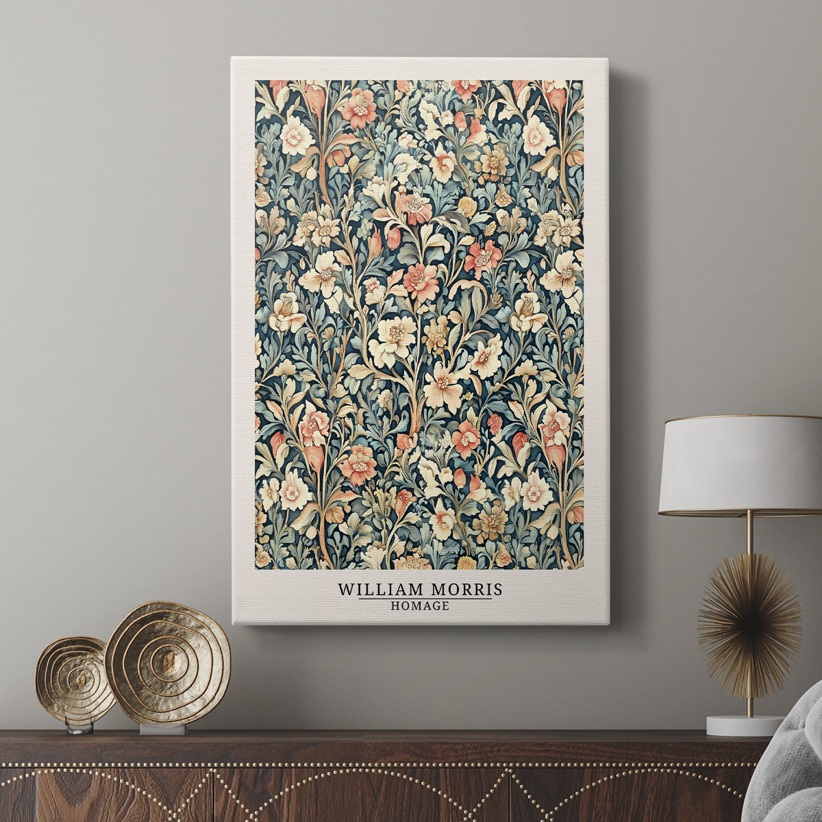 Lark Manor™ WM MORRIS Series DCCCXCV -Gallery Wrapped Cavas | Wayfair
