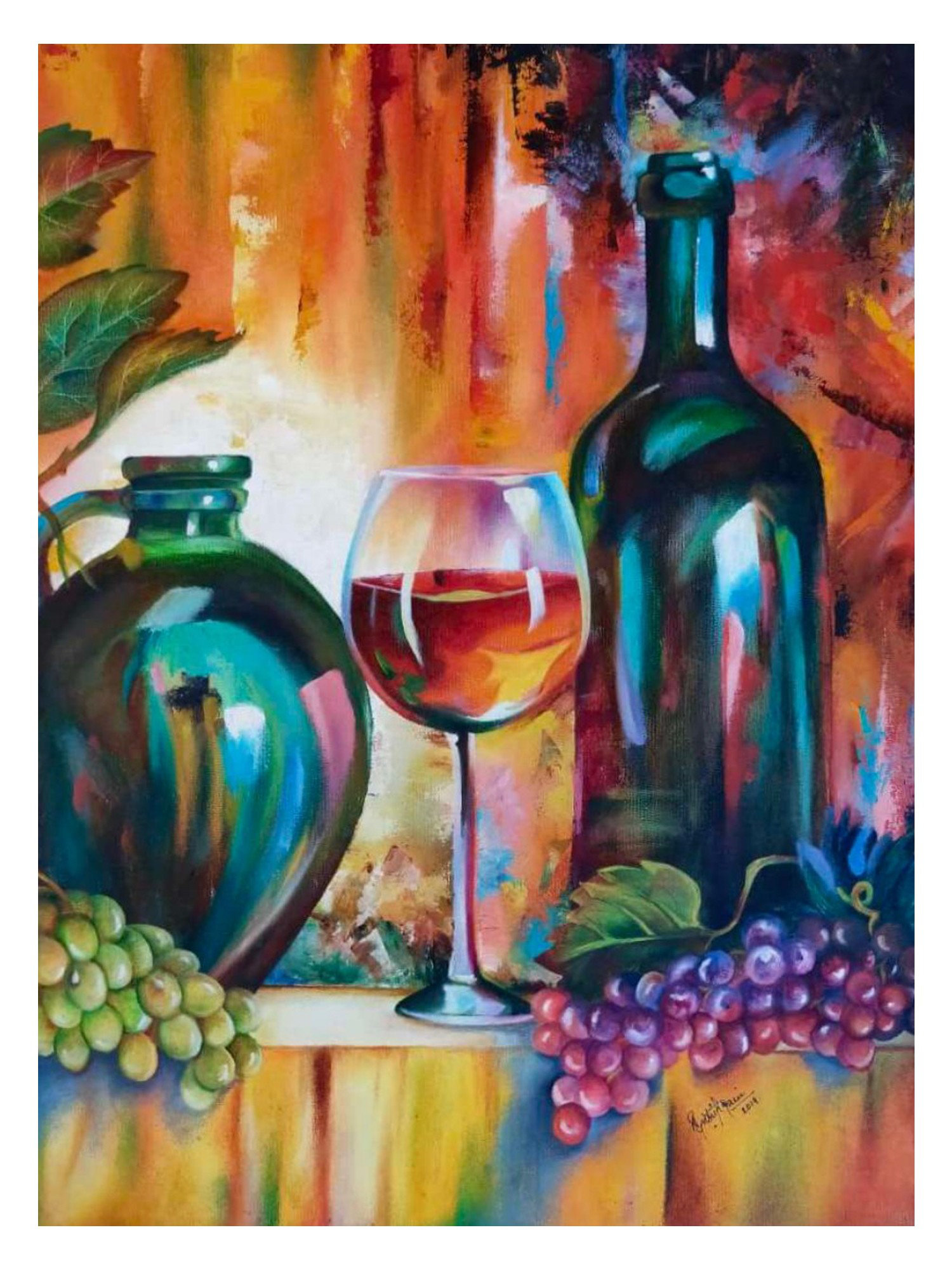 Exotic India Attractive Still Life | Oil On Canvas | By Anshika Agrawal ...