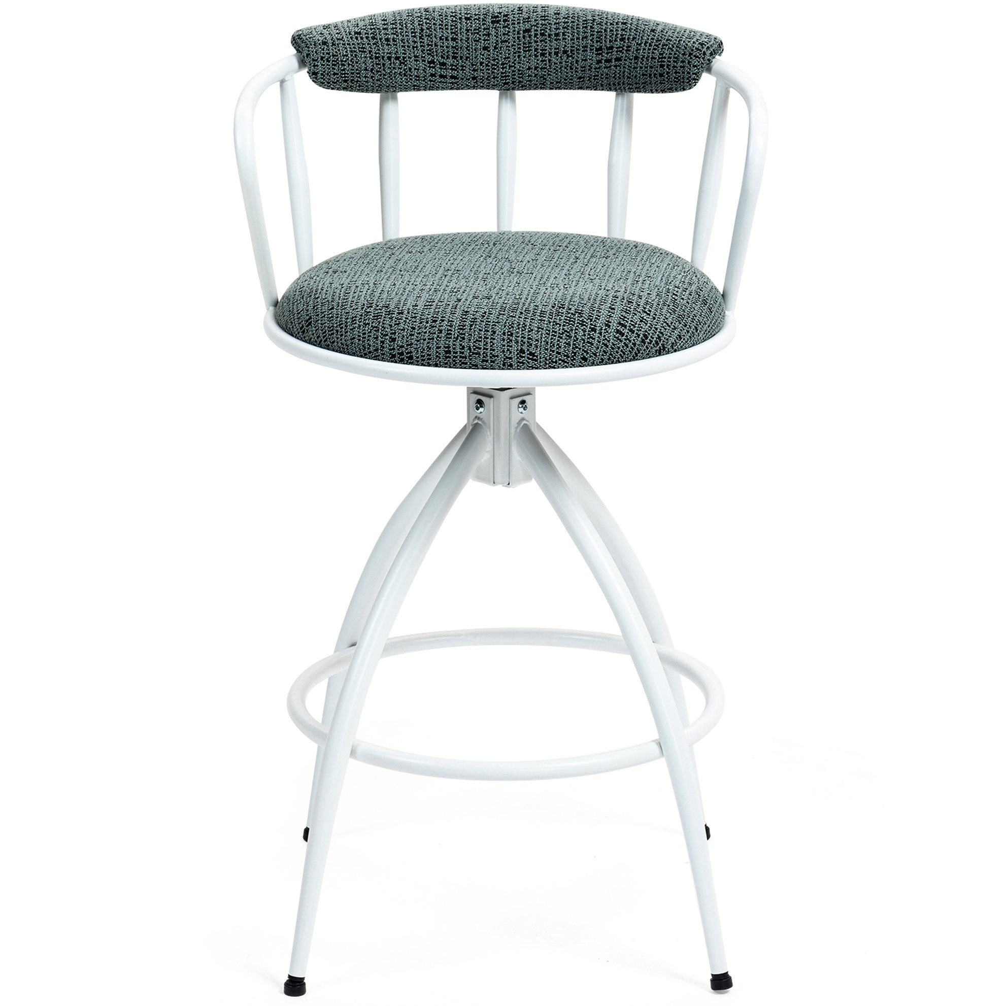 Red Barrel Studio® 26'' Counter Height Bar Stool With Upholstered Back ...