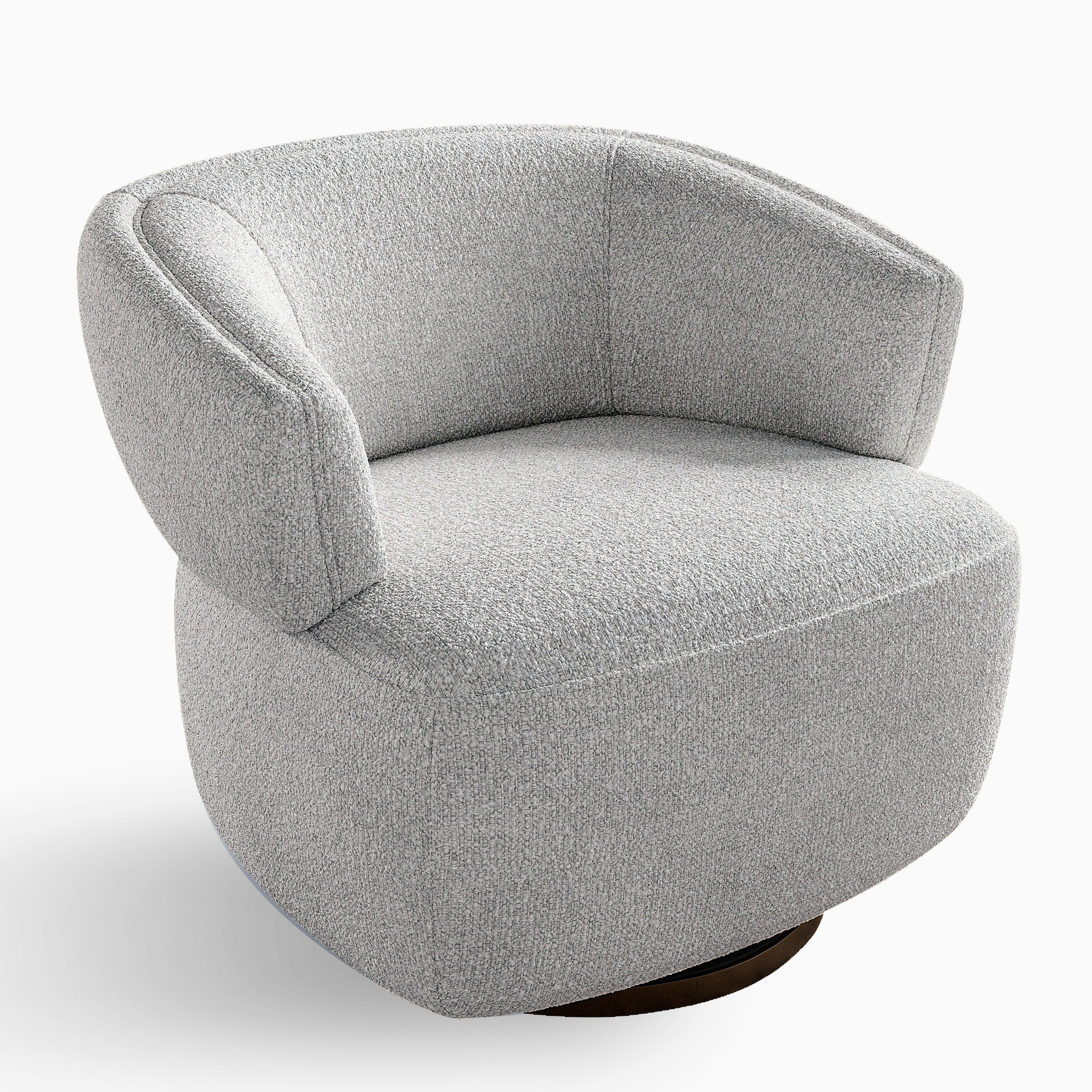 Red Barrel Studio® 360-Degree Rotating Chair In Gray - Fully Assembled ...