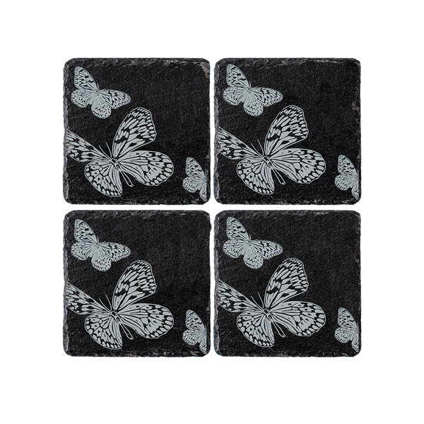 Selbrae House Square 4 Piece Coaster Set | Wayfair.co.uk