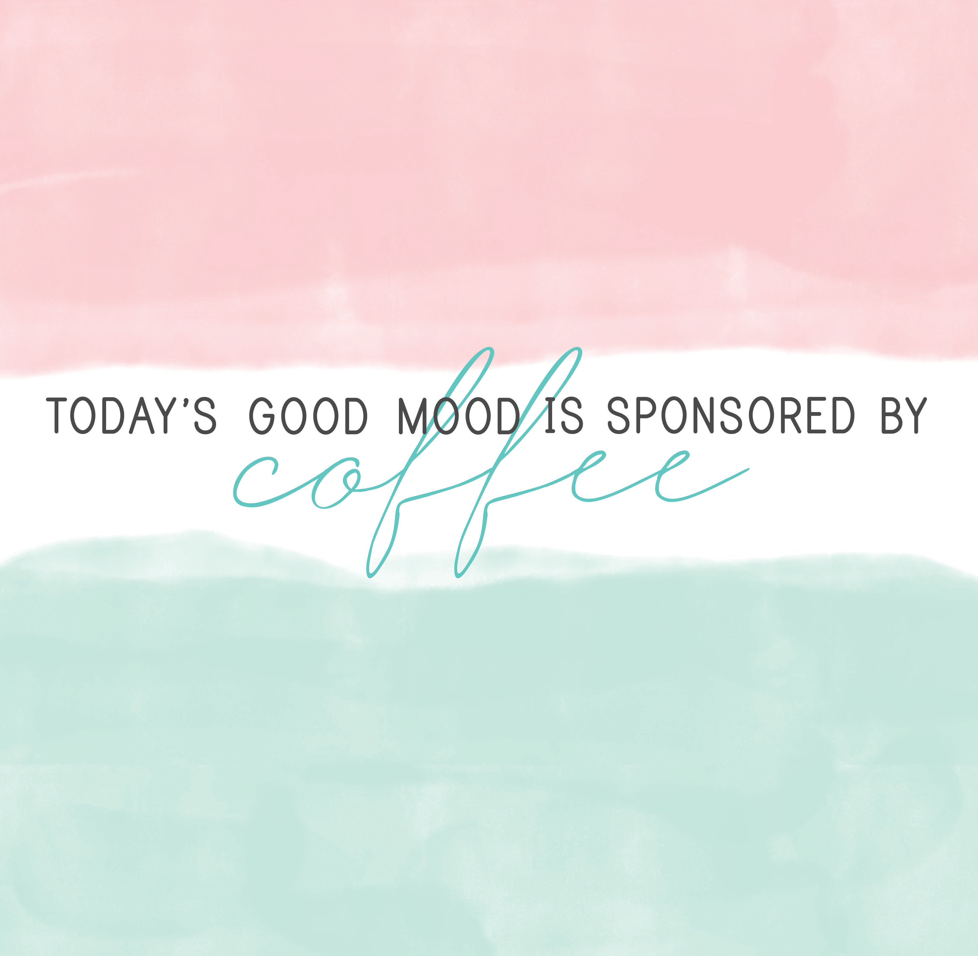 Happy Larry Good Mood Coffee - Textual Art Print | Wayfair.co.uk