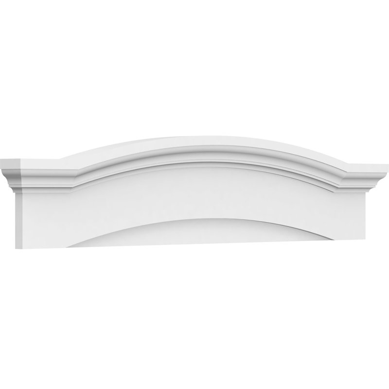 Ekena Millwork Eyebrow Architectural Grade PVC Pediment & Reviews | Wayfair